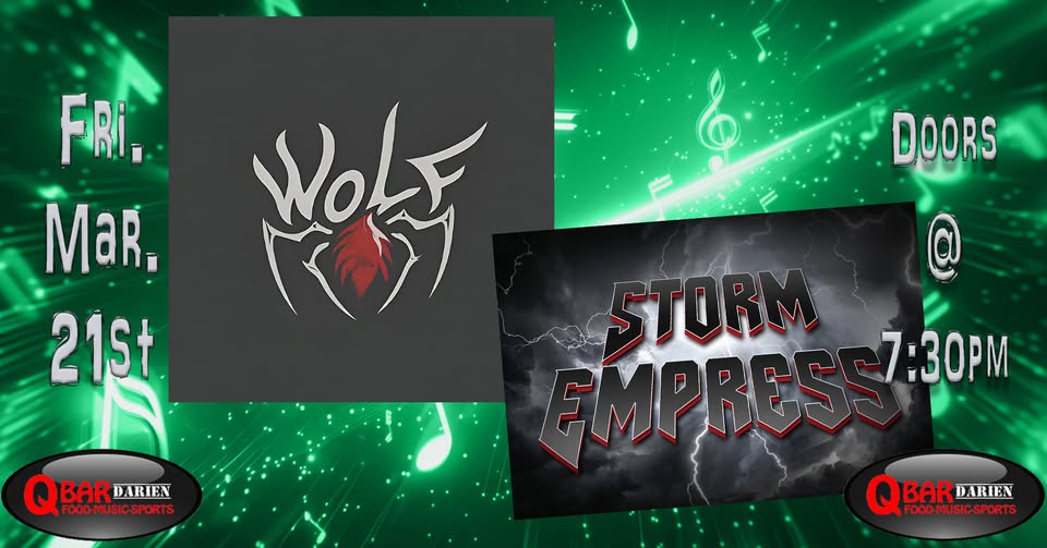 Wolf Spider & Storm Empress – Q Bar | Darien